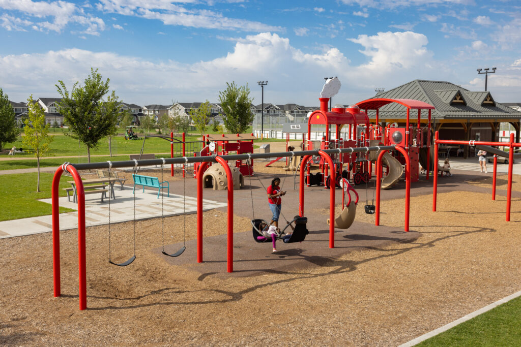Horizon Station Park | Themed Train Playground in Regina, SK