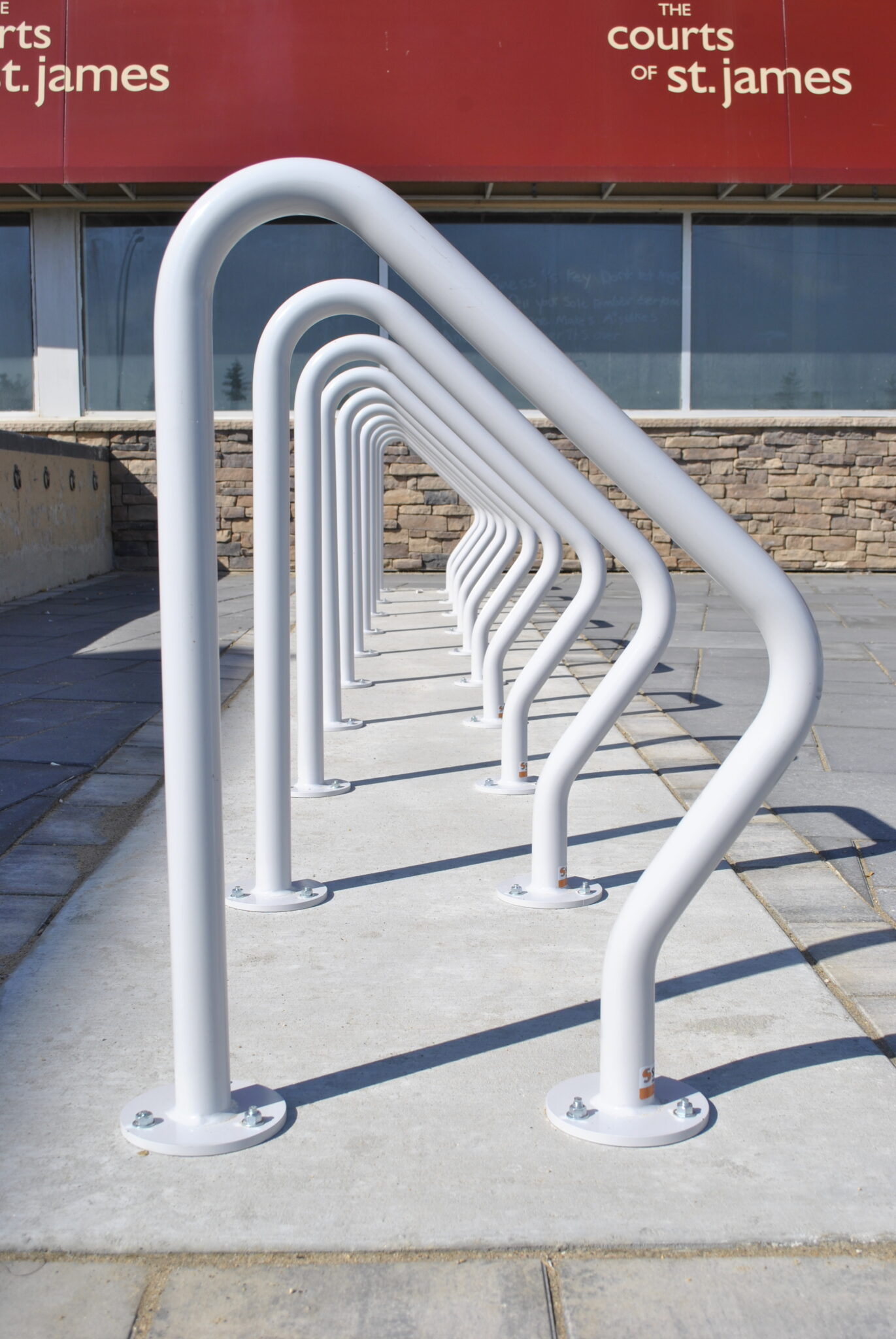 Commercial Bike Racks at Courts of St. James | Winnipeg, Manitoba